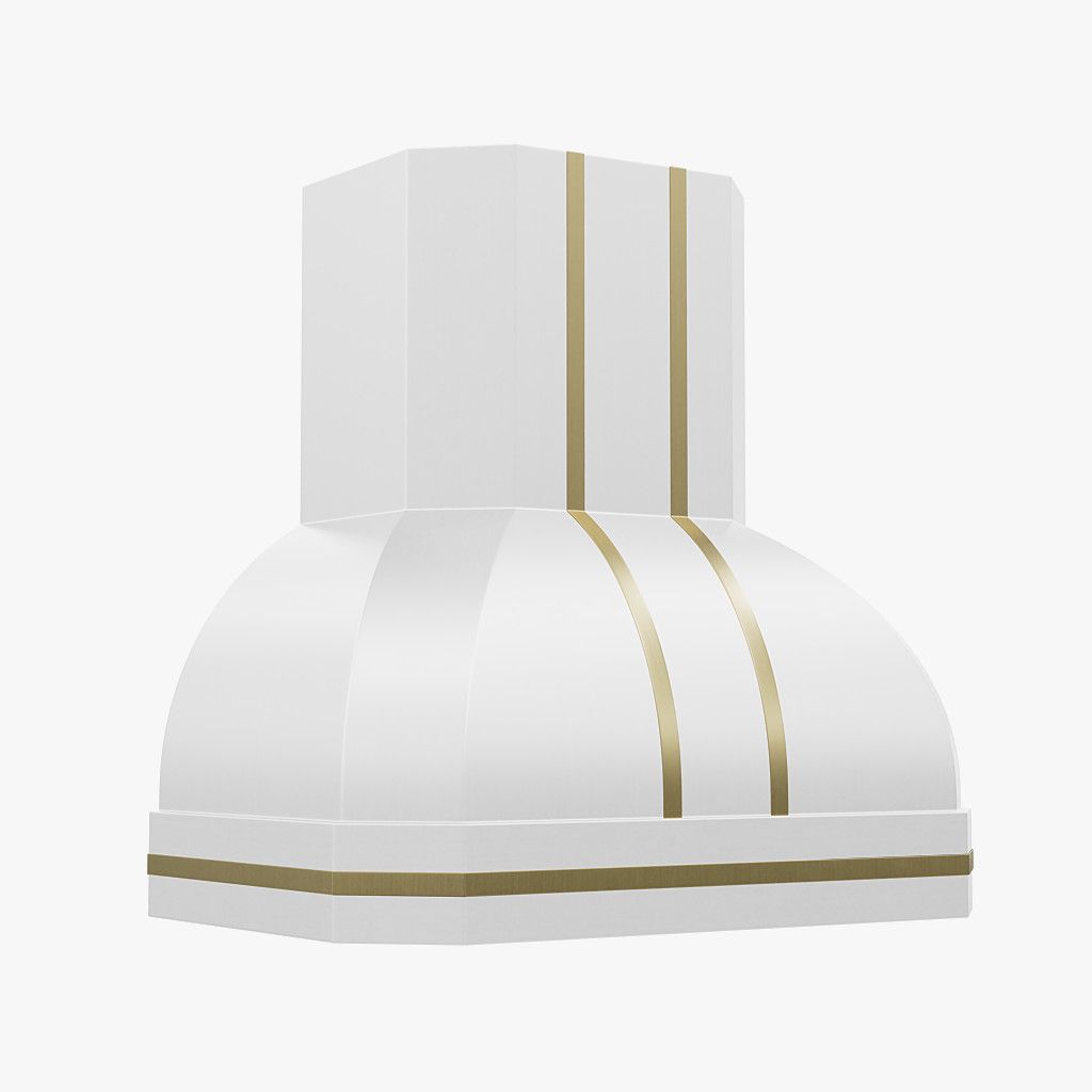 White Range Hoods | White Stove Vents | CopperSmith