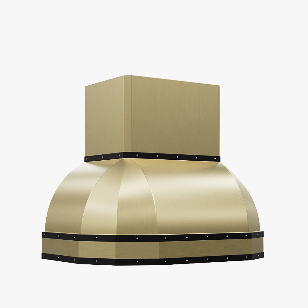 Brass Range Hoods | Brass Stove Vents | CopperSmith