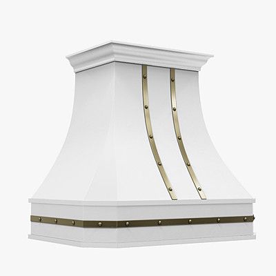 White Range Hoods | White Stove Vents | CopperSmith