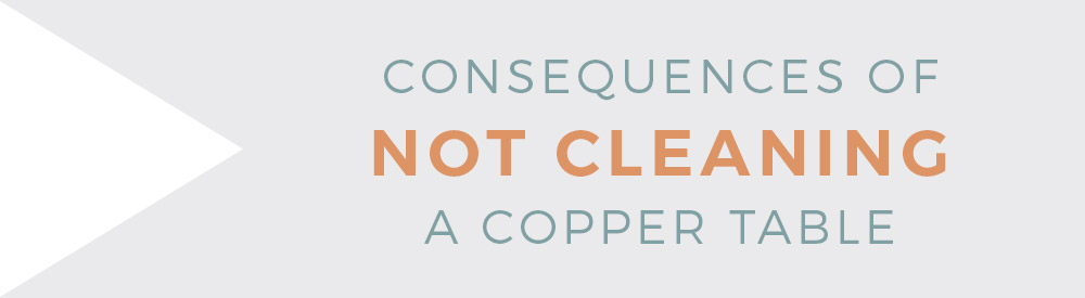 Clean Copper Table Tops | Cleaning Hammered Copper Furniture